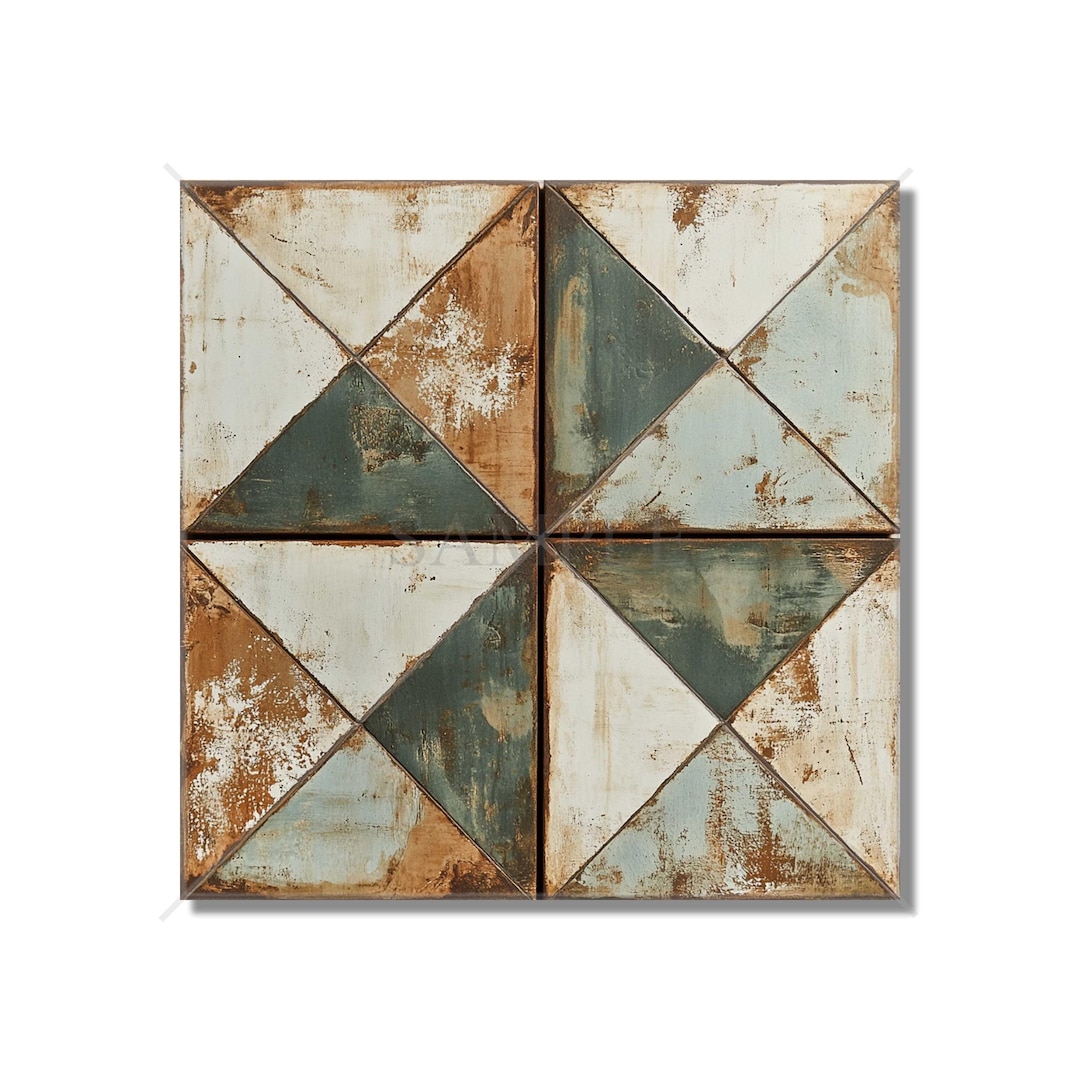 Rustic Mixed Green Mosaic Design Ceramic Tile - Mixed Kitchen ...
