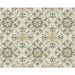 Sage Green Ceramic Tile Antique Pattern Green and Cream Kitchen ...