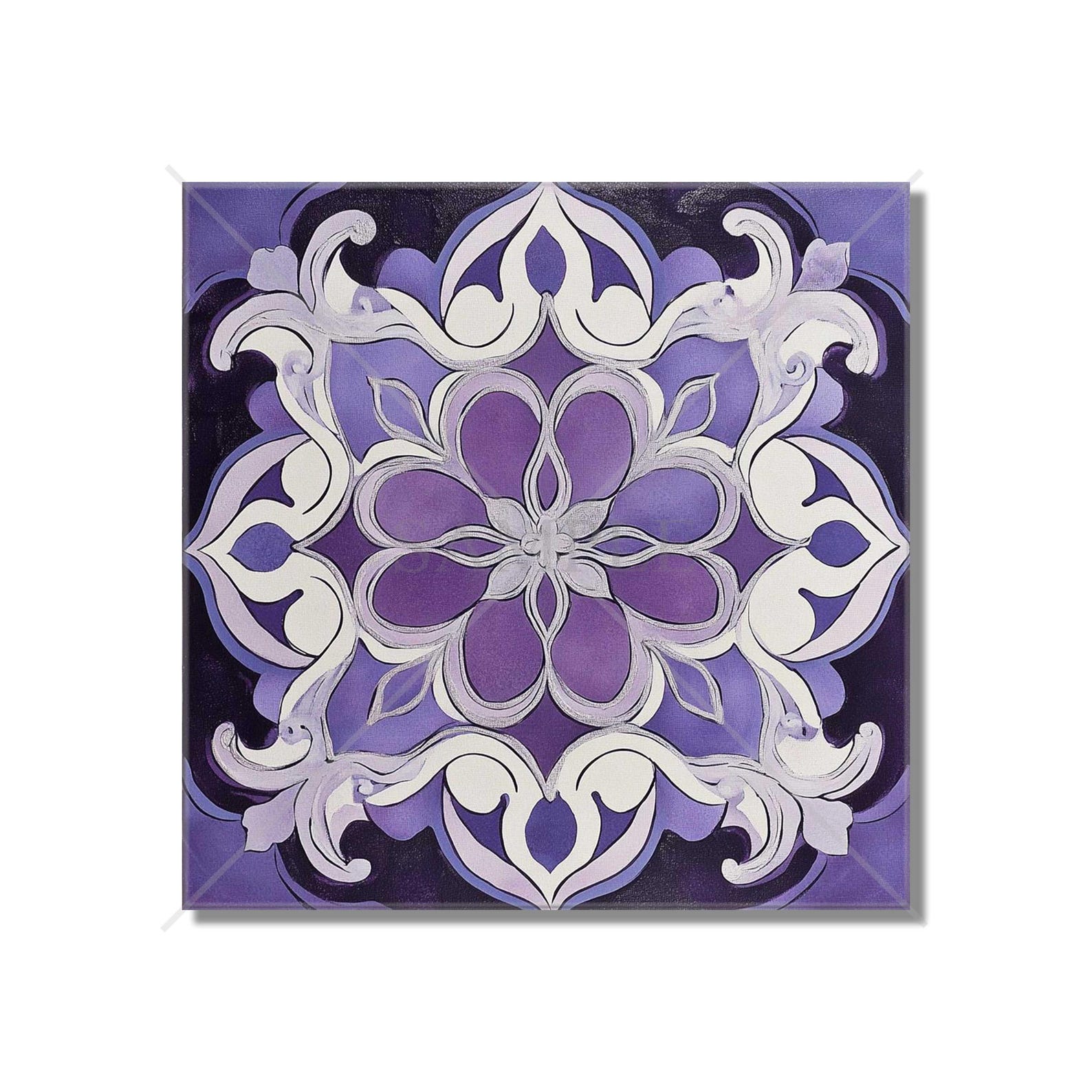 Lavender Purple Ceramic Tile - Purple Kitchen Backsplash Tile - Purple ...