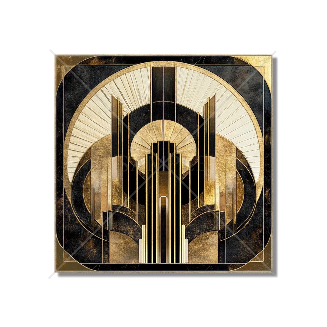 Art Deco Kitchen Backsplash Tile Vintage Art Deco Design Ceramic Tile ...