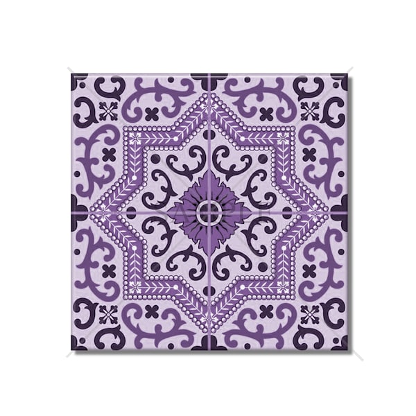 Purple Tile - Etsy