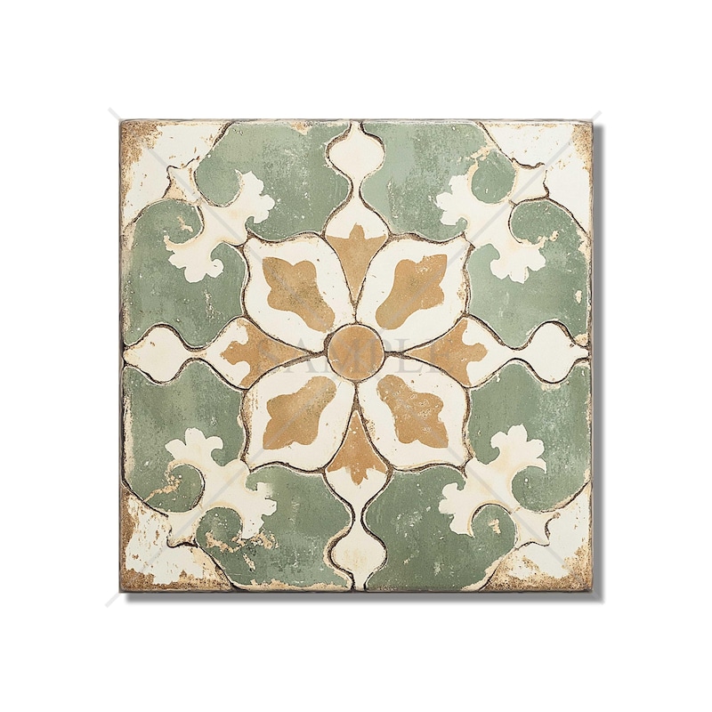 Rustic Sage Green Tile - Etsy