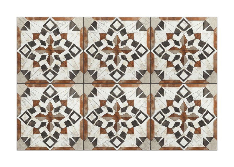 Ceramic Tile Rust Copper Black Kitchen Backsplash Tile - Unique ...