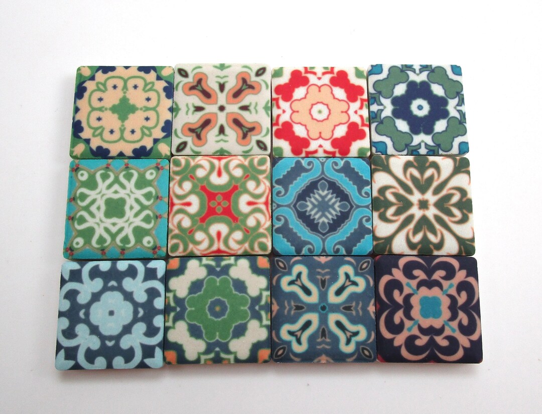 Ceramic Mosaic Tiles Premium Matte Finish 1 Inch Tiles 12 - Etsy