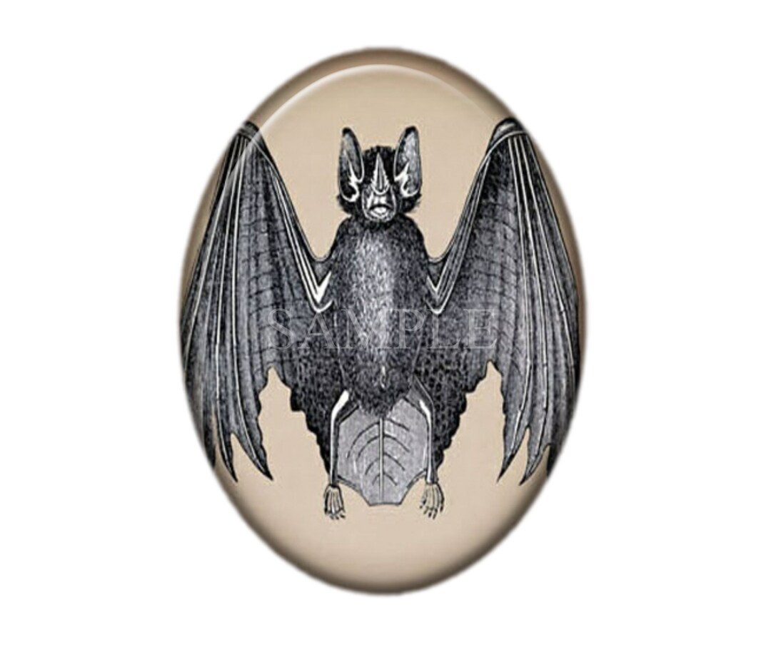 Bat Cabochon Decorative Bat Design Cabochon for Jewelry Cabochon Stones ...