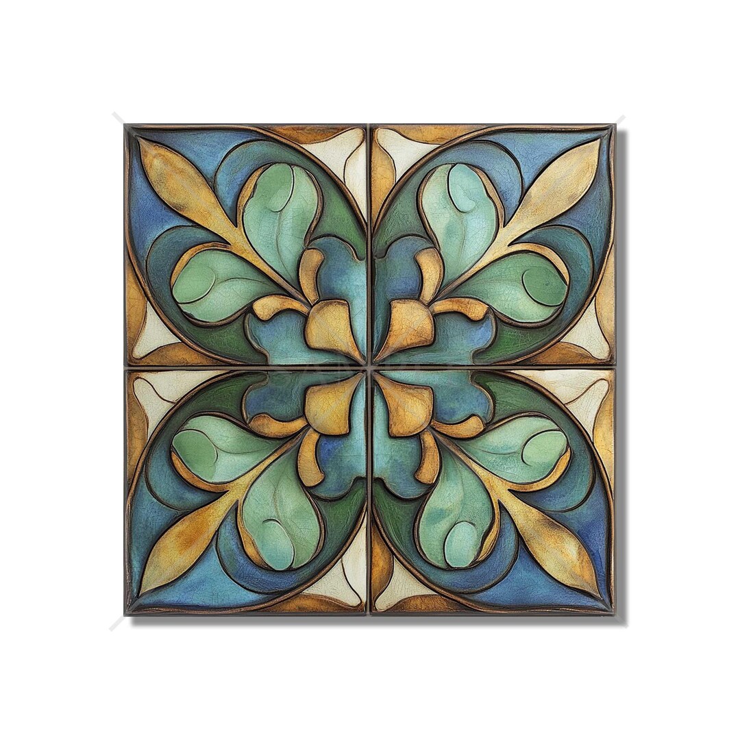 Multi Colored Ceramic Tile Kitchen Backsplash Tile Bathroom Tile ...