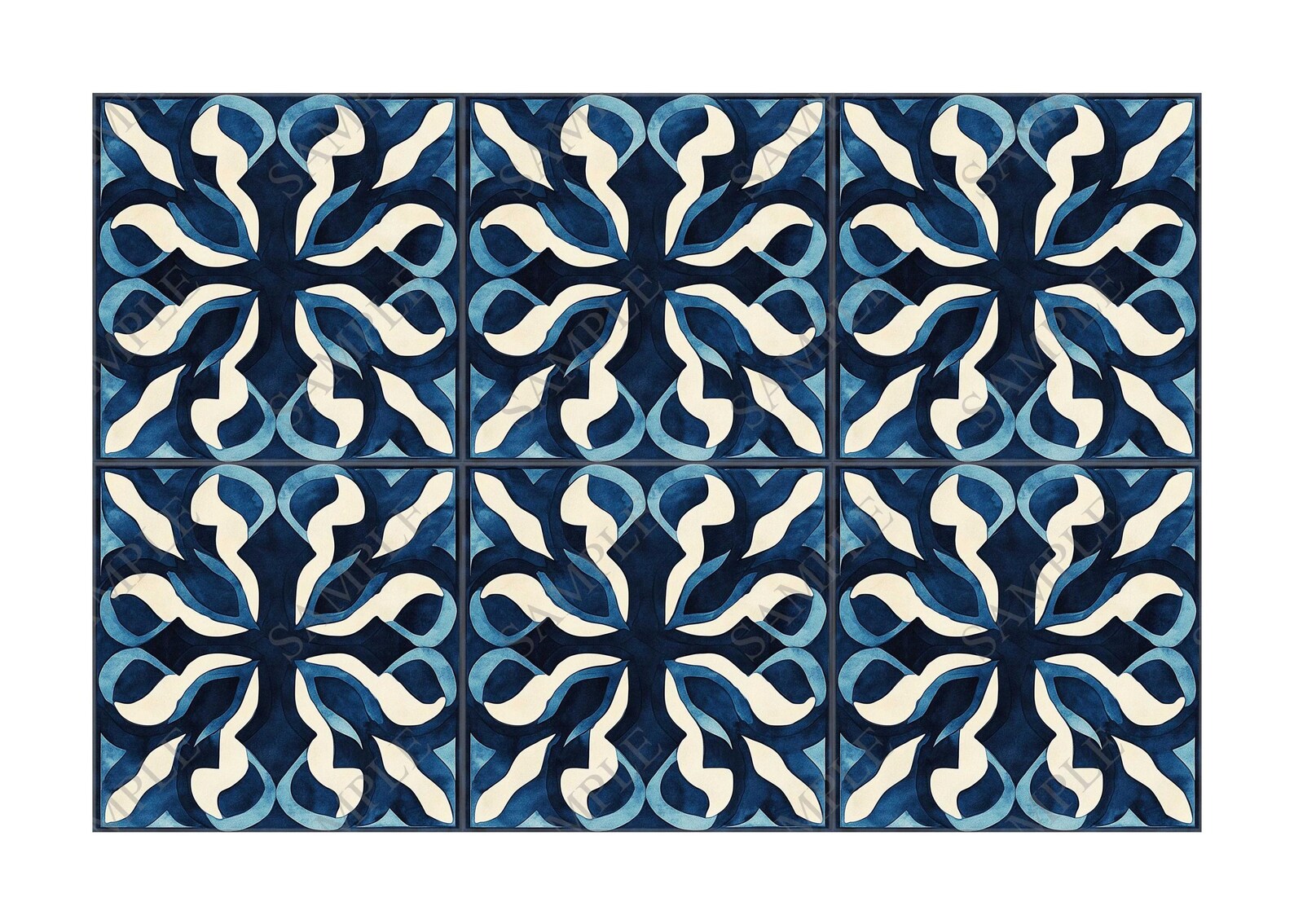 Dark Blue Ceramic Tile - Kitchen Backsplash Tile - Bathroom Wall Tile ...