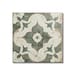 Ceramic Tile Sage Green Patterned Vintage Design Kitchen Backsplash ...