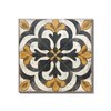 Rustic Black and Mustard Yellow Patterned Ceramic Tiles Vintage ...
