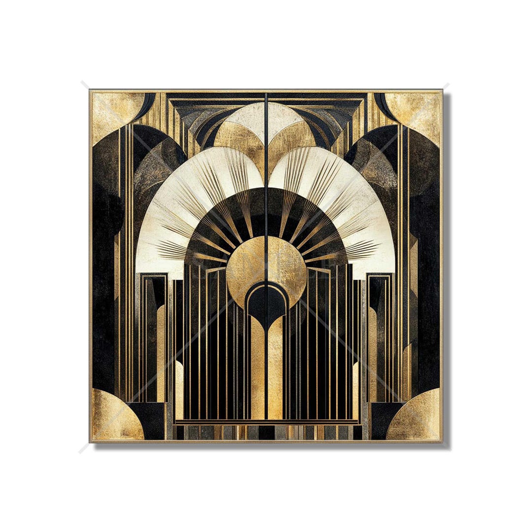 Art Deco Kitchen Backsplash Tile - Vintage Art Deco Design Ceramic Tile ...