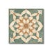 Light Blue and Tan Ceramic Tile Patterned Kitchen Backsplash Tiles ...