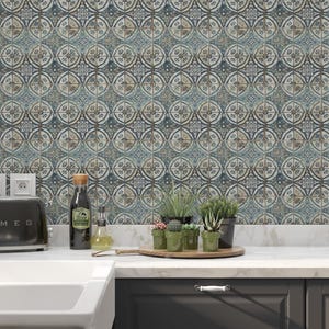 Rustic Mixed Mosaic Design Ceramic Tile - Mixed Kitchen Backsplash Tile ...