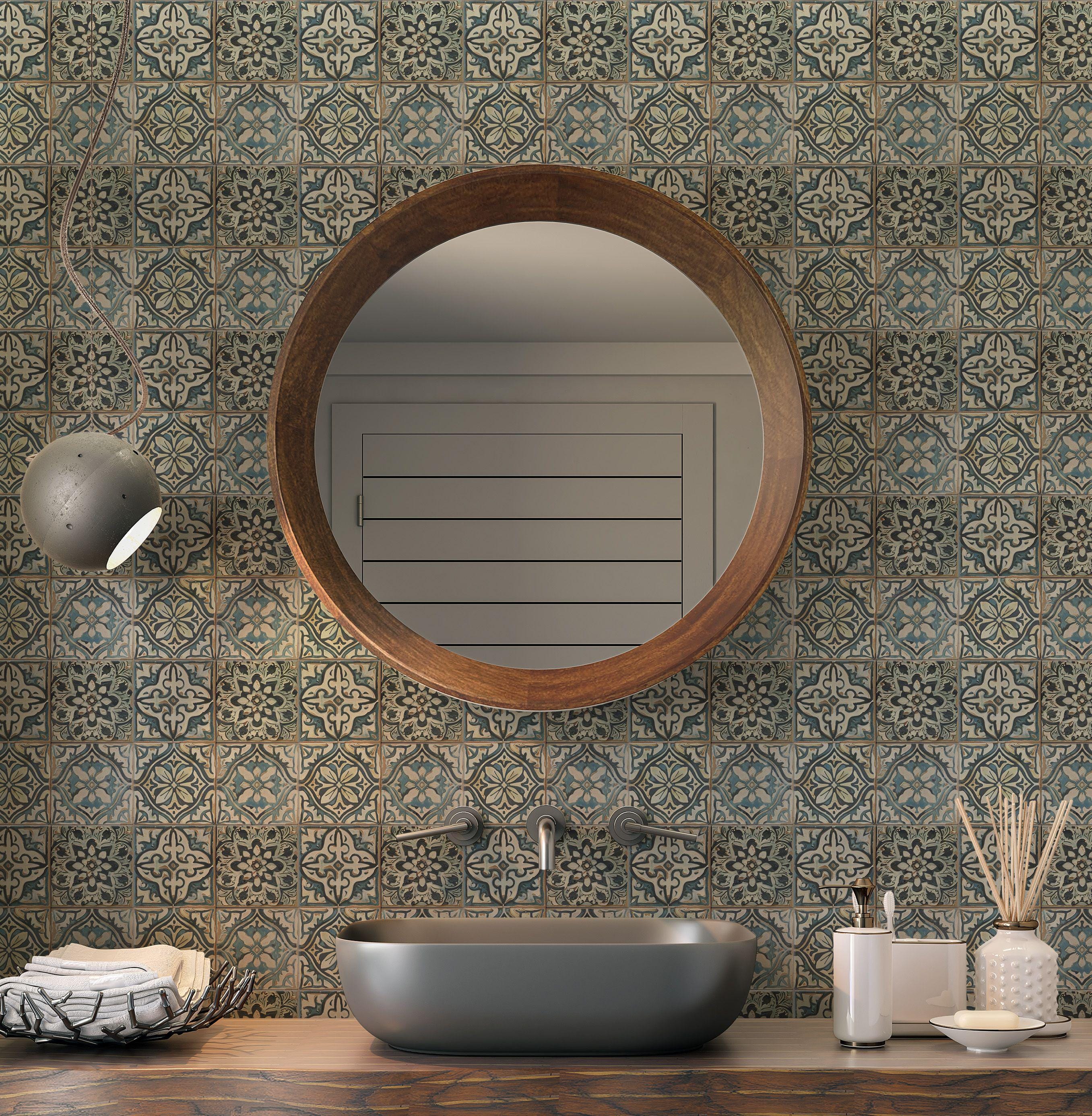 Rustic Mixed Mosaic Design Ceramic Tile - Mixed Kitchen Backsplash Tile ...
