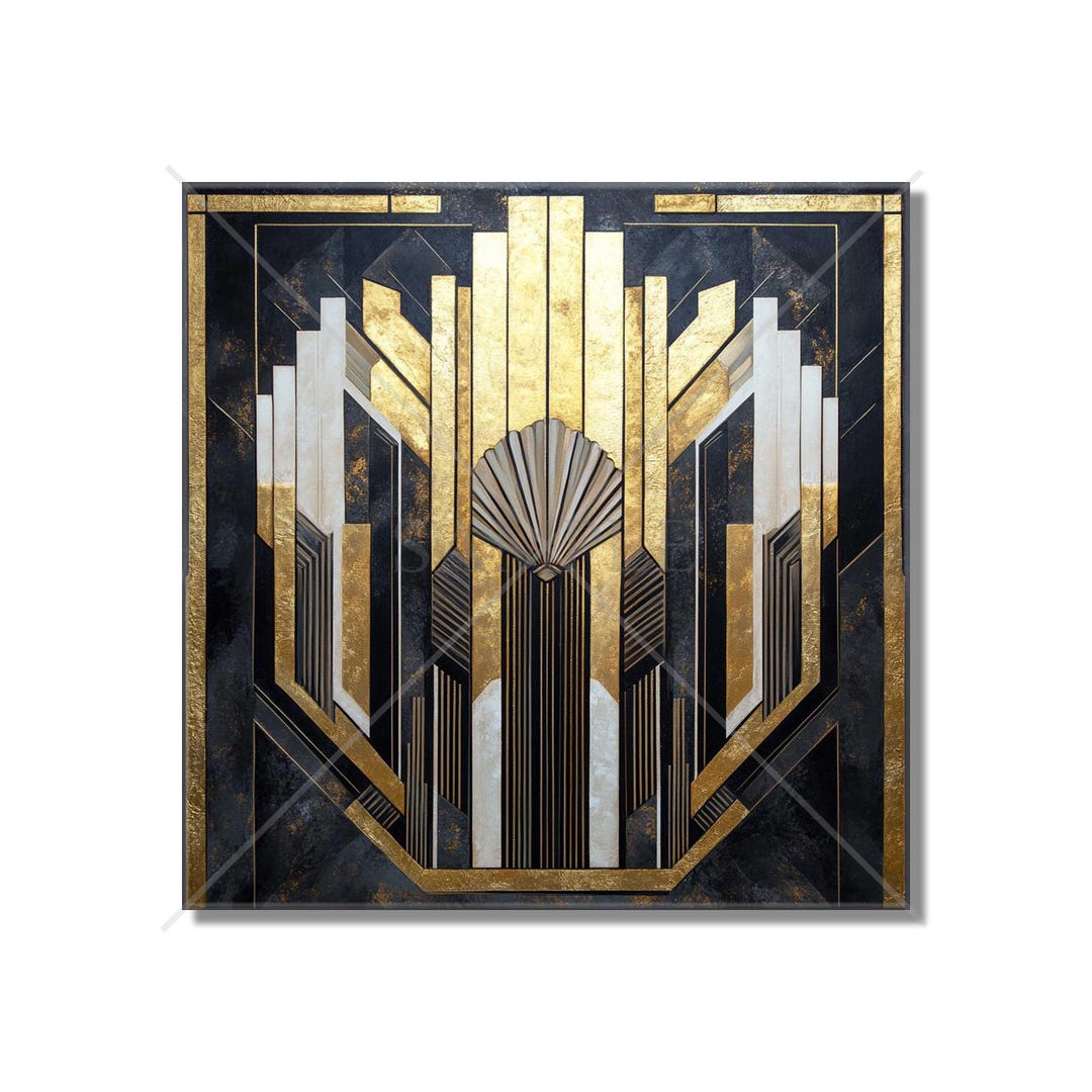 Art Deco Kitchen Backsplash Tile Vintage Art Deco Design Ceramic Tile ...