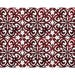 Dark Red Wine Patterned Ceramic Tile Red Kitchen Backsplash Tile Red ...