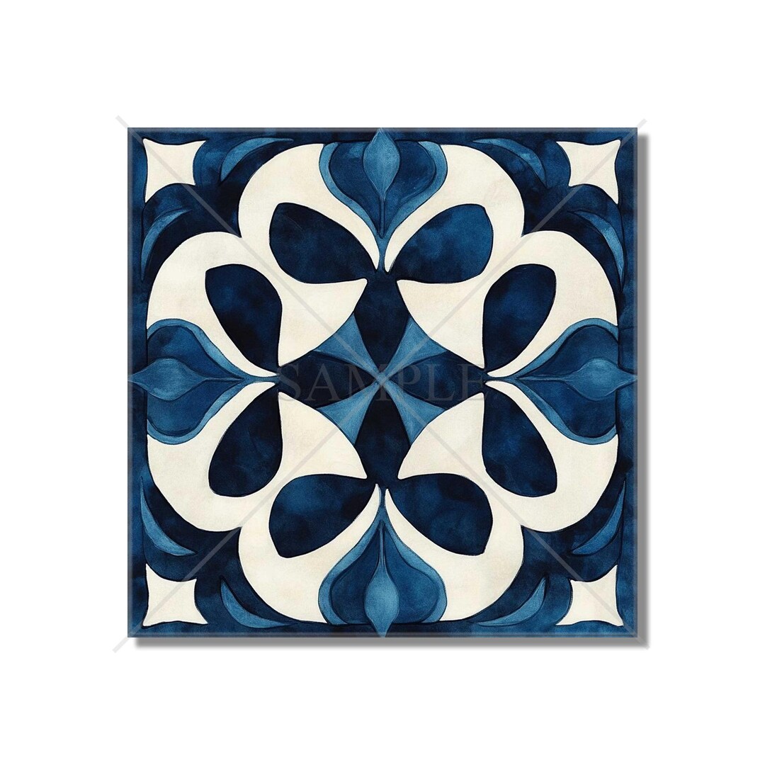 Dark Blue Ceramic Tile - Kitchen Backsplash Tile - Bathroom Wall Tile ...