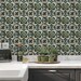 Green Beige Ceramic Tile - Vintage Moroccan Tile Design Kitchen ...