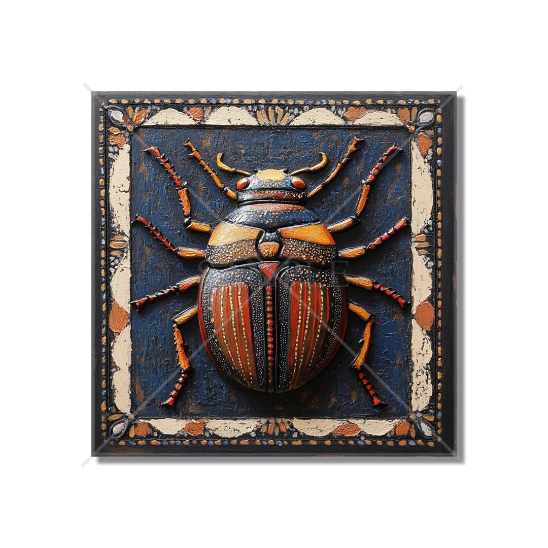 Beetle Bug Design Ceramic Tile - Kitchen Backsplash Tile - Bathroom ...
