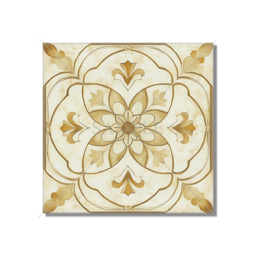 Ceramic Tile Neutral Tones Unique Patterned Kitchen Backsplash Tile ...