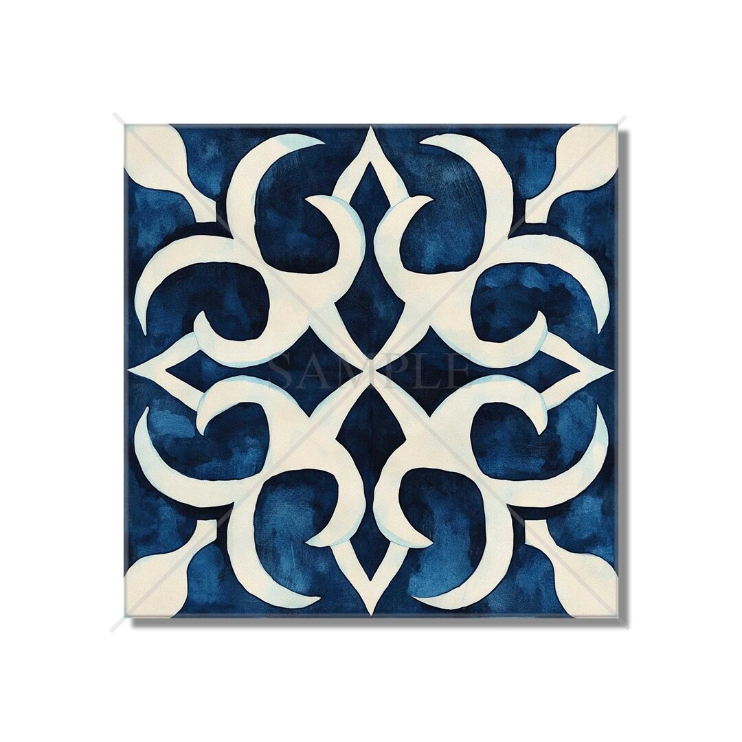 Dark Blue Ceramic Tile - Kitchen Backsplash Tile - Bathroom Wall Tile ...