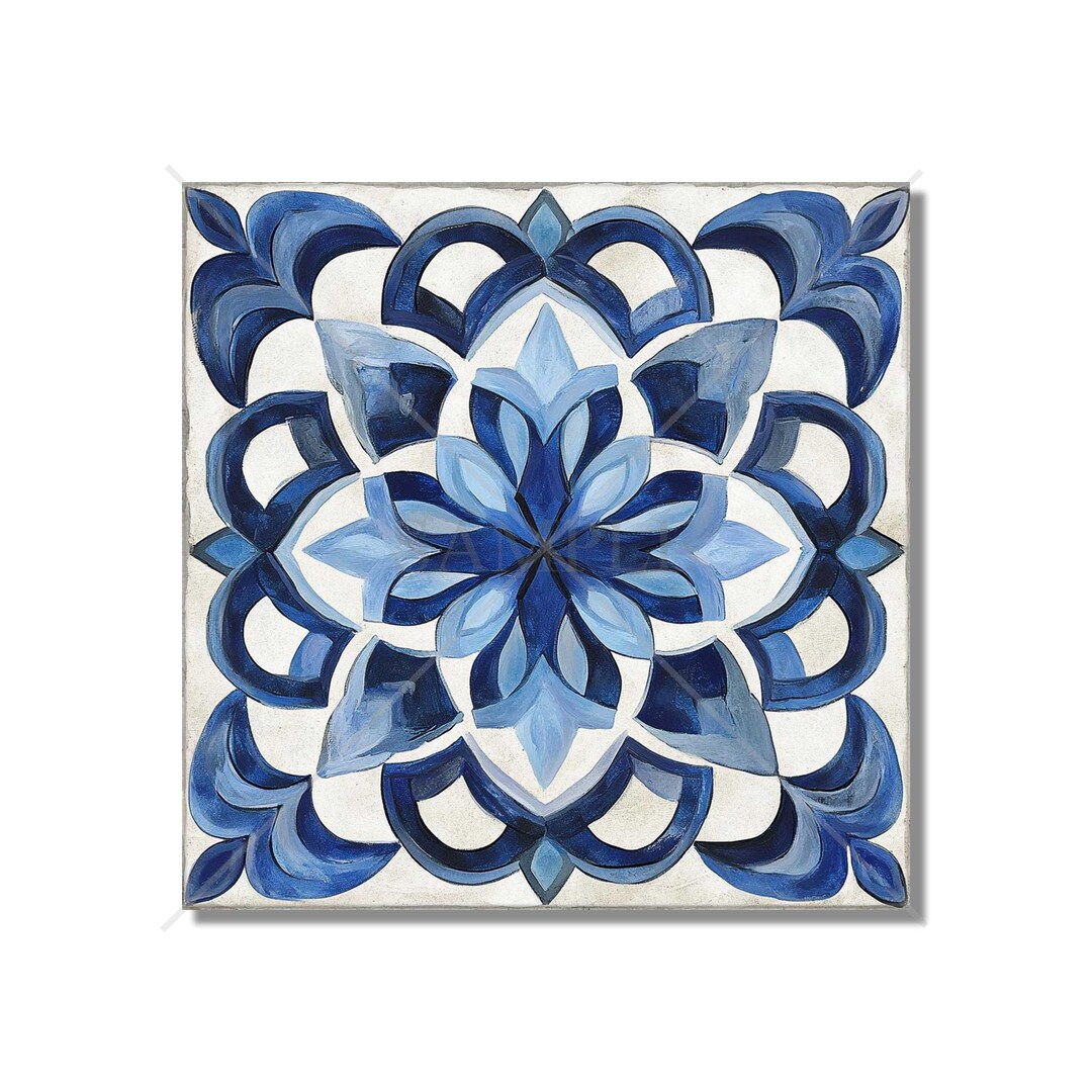 Blue Ceramic Tile - Unique Blue Kitchen Backsplash Tile - Blue Bathroom ...