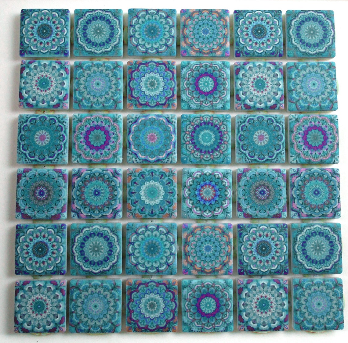 Ceramic Mosaic Tiles Moroccan Tile Mixed Blue Moroccan - Etsy