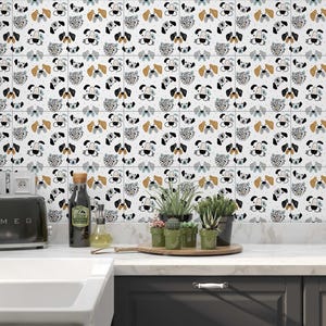 Dogs Design Ceramic Tile Decorative Ceramic Tile - Kitchen Backsplash ...