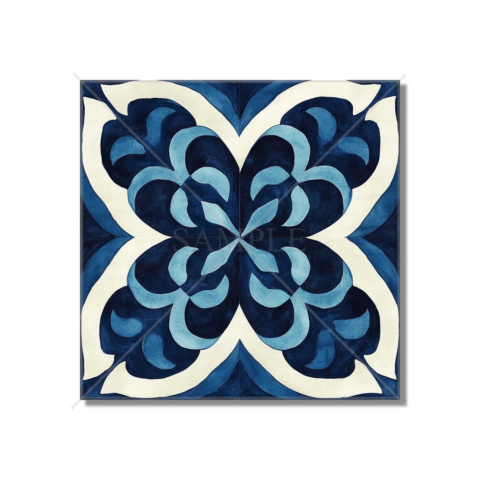 Dark Blue Ceramic Tile - Kitchen Backsplash Tile - Bathroom Wall Tile ...
