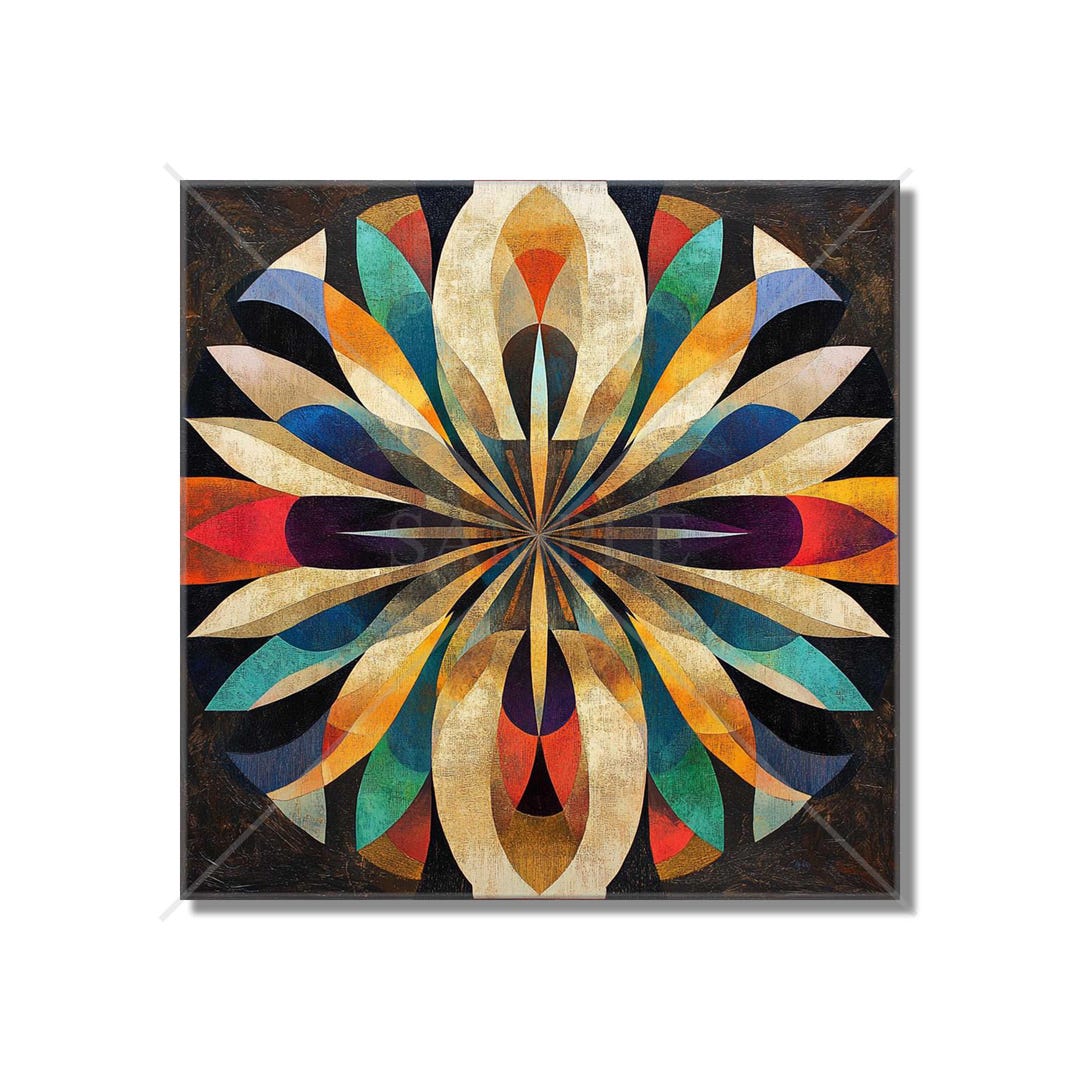 Multi Colored Ceramic Tile - Patterned Ceramic Tile - Kitchen ...