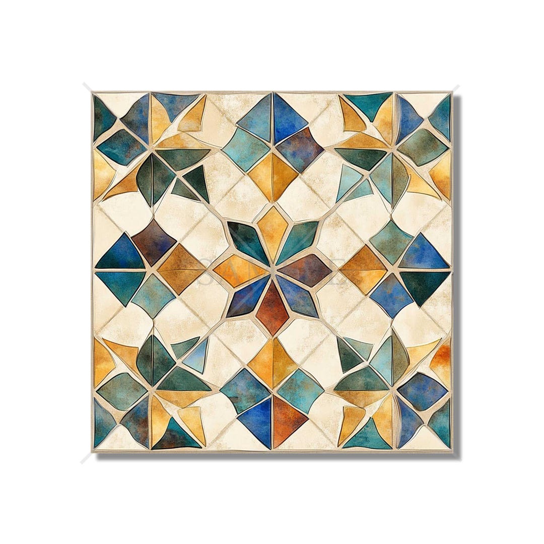 Vintage Moroccan Design Tile - Unique Kitchen Backsplash Tile - Unique ...