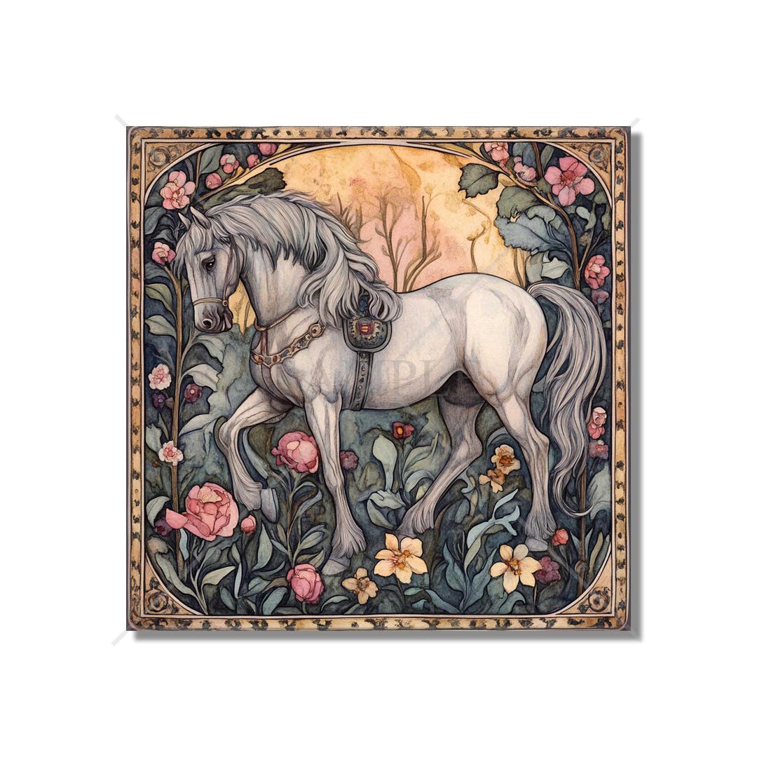 Horse Design Ceramic Tile - Decorative Horse Ceramic Tiles - Animal ...