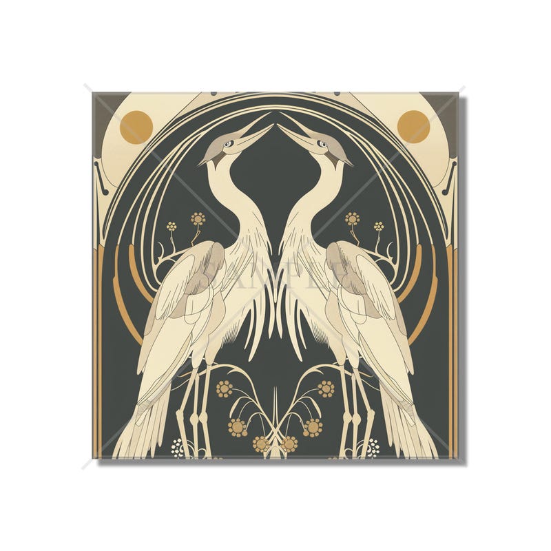 Crane Deco Tiles - Etsy
