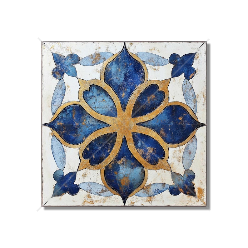 Antique White Blue Ceramic Tile Vintage Design Blue and White Unique ...