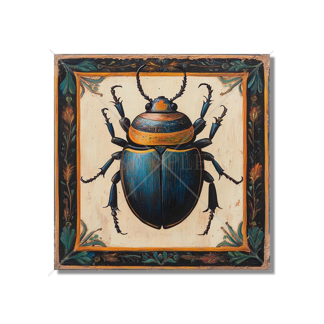 Beetle Bug Design Ceramic Tile - Kitchen Backsplash Tile - Bathroom ...