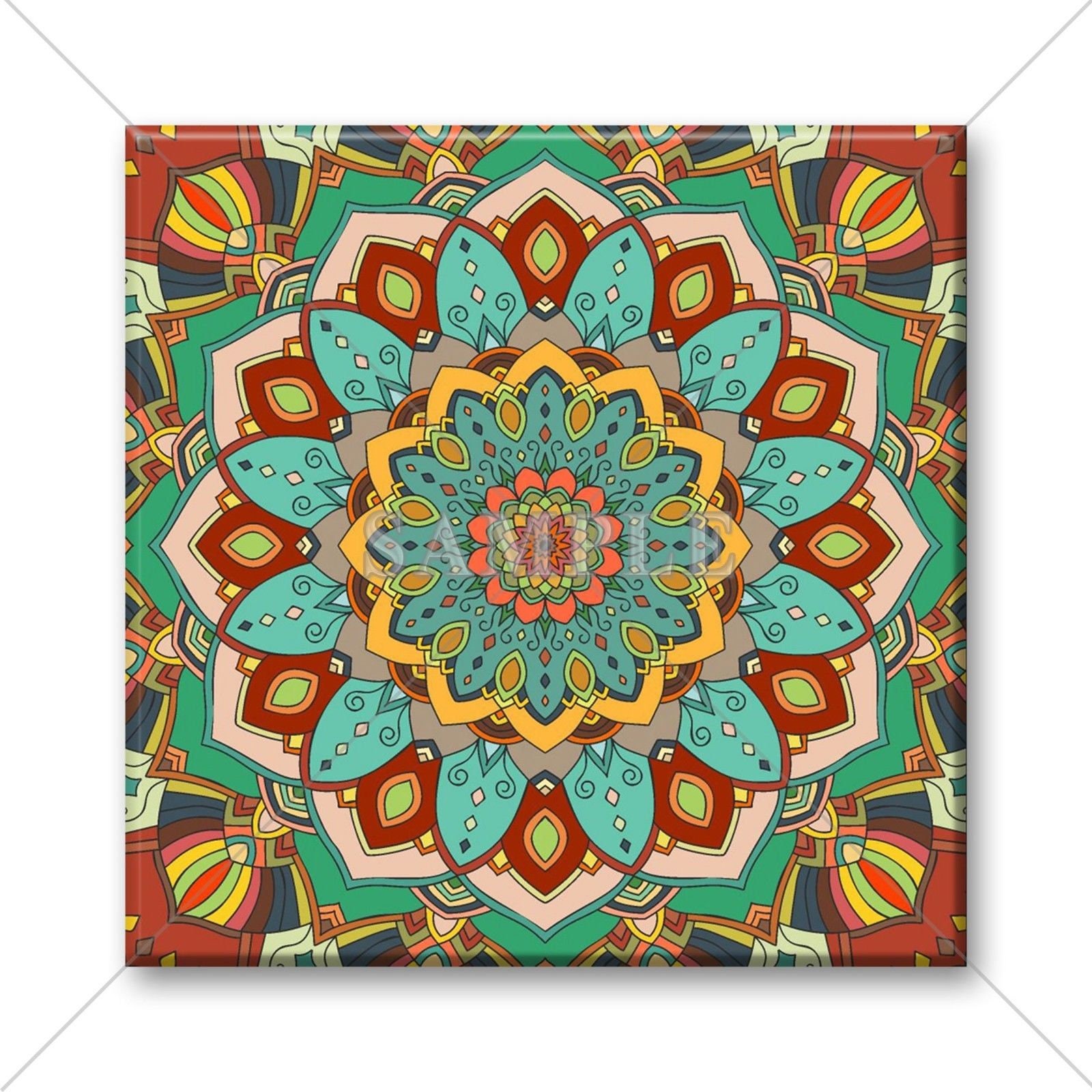 Unique Decorative Ceramic Tile Vintage Colors Moroccan Tile Design ...