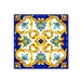 Blue Yellow Italian Design Ceramic Tile Ceramic Accent Tile Kitchen ...