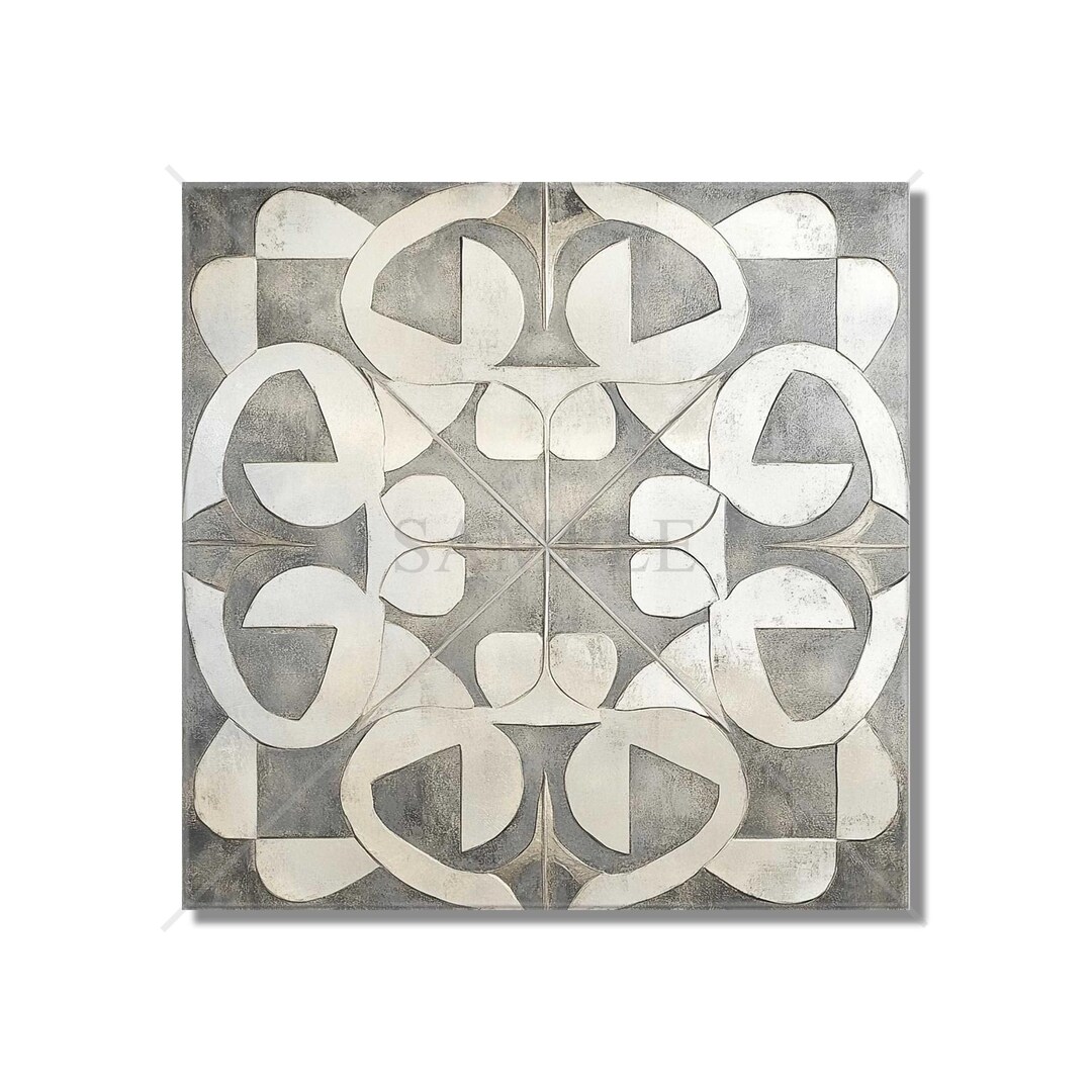 Silver Grey off White Ceramic Tile Decorative Kitchen Backsplash Tile ...