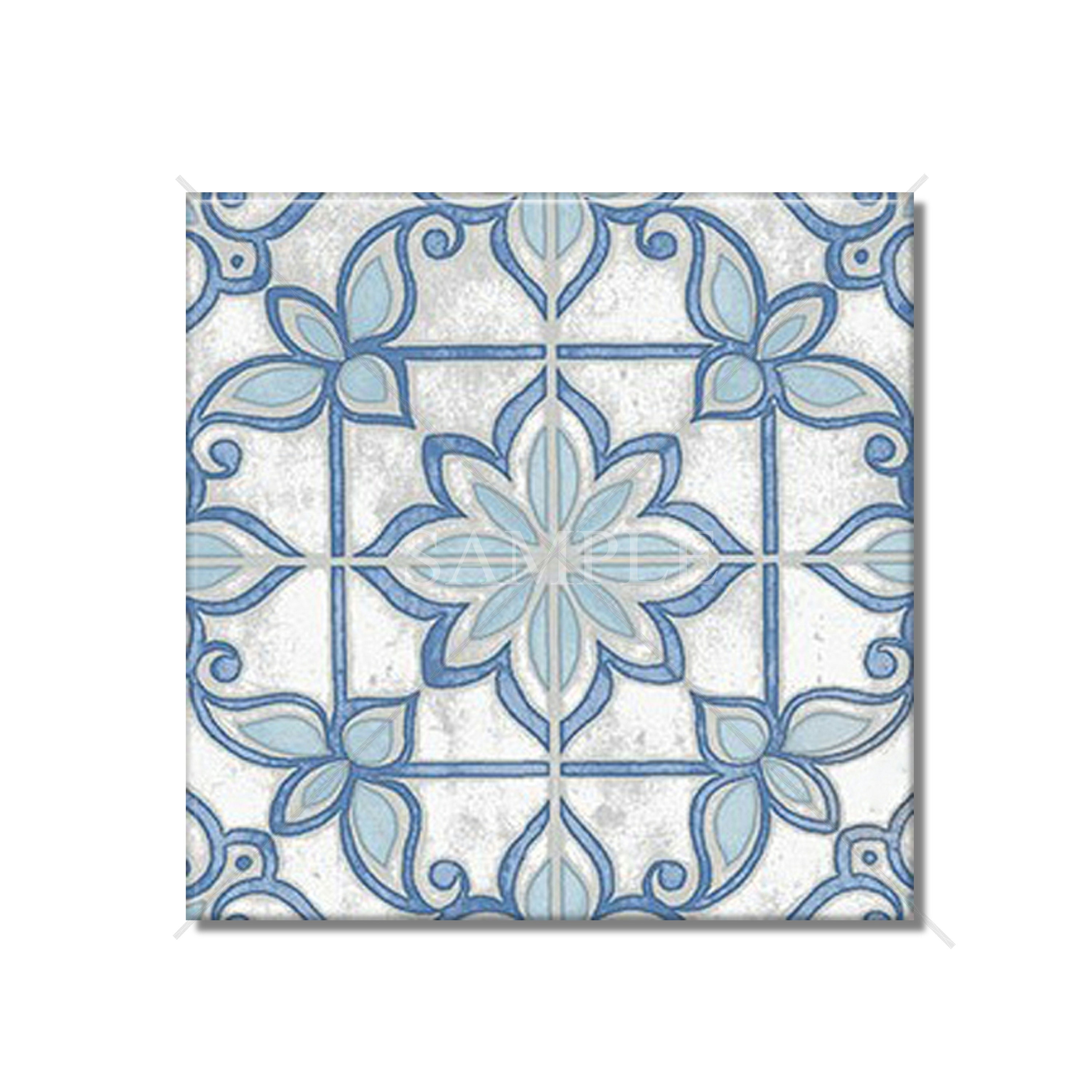 Bathroom Floor Tiles Blue