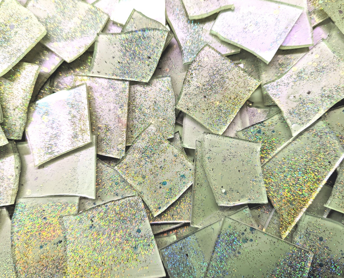 Sparkling Pixie Pearl Color Change Glass Mosaic Tiles 1/2 - Etsy