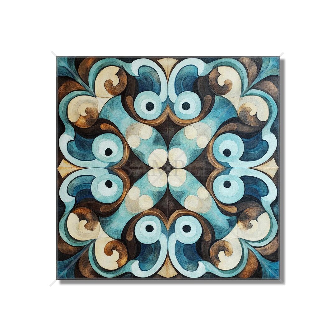 Turquoise Blue Ceramic Tile - Unique Kitchen Backsplash Tile ...