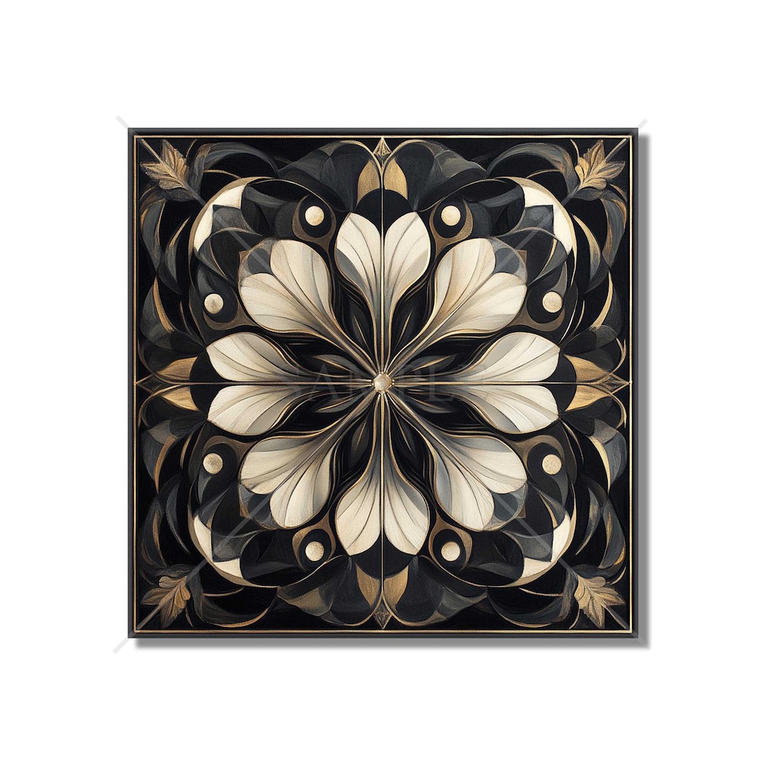Moody Black and Brown Ceramic Tile - Patterned Kitchen Backsplash Tile ...