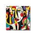 Picasso Faces Design Ceramic Tile - Colorful Unique Kitchen Backsplash ...