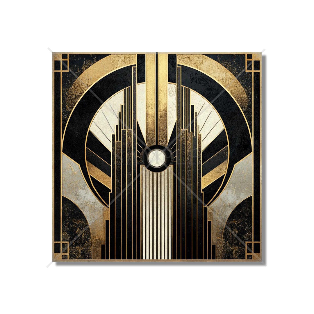 Art Deco Kitchen Backsplash Tile Vintage Art Deco Design Ceramic Tile ...