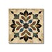Dark Blue and Tan Vintage Moroccan Design Tile Patterned Kitchen ...