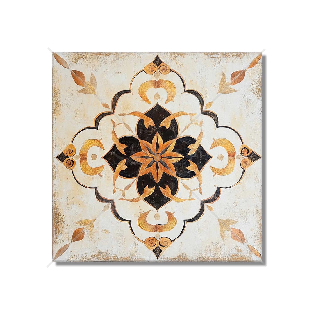 Neutral Colors Ceramic Tile Vintage Moroccan Design Tile Kitchen ...