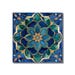Blue Green Ceramic Tile Art Deco - Art Nouveau Design Blue Green Cream ...