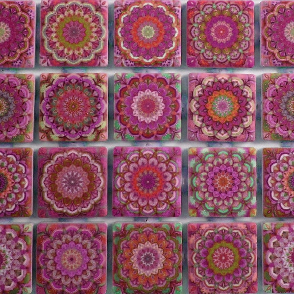 Pink Mosaic Tile - Etsy
