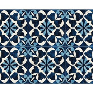 Dark Blue Ceramic Tile - Kitchen Backsplash Tile - Bathroom Wall Tile ...