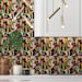 Picasso Faces Design Ceramic Tile - Colorful Unique Kitchen Backsplash ...