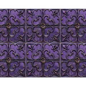 Purple Ceramic Tile - Purple Kitchen Backsplash Tile - Purple Bathroom ...